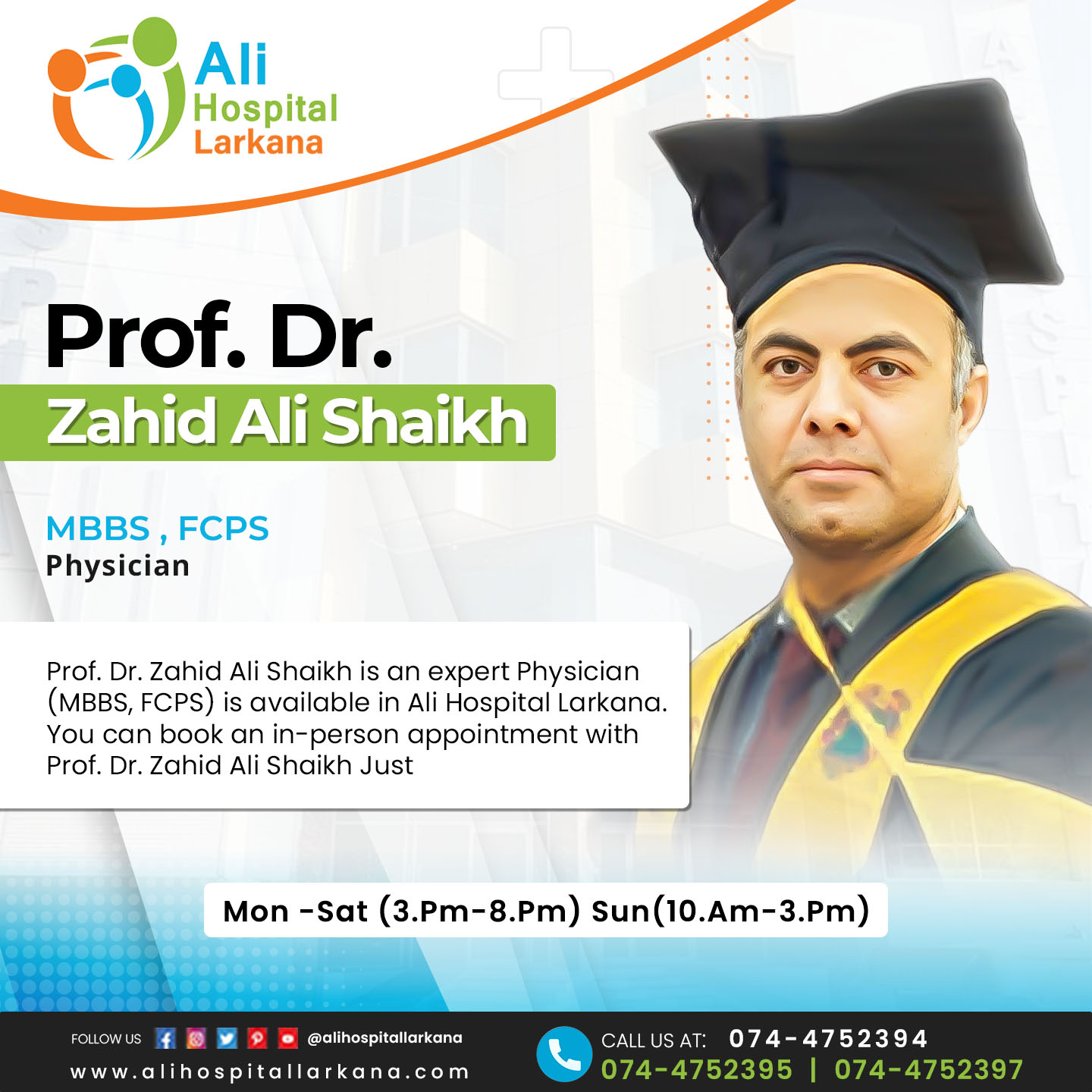 Physician | Ali Hospital larkana